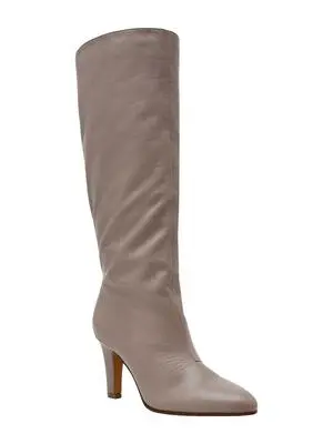 Steve Madden Rizk Knee High Boot Grey Suede