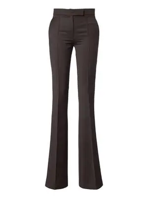Alex Perry High-rise Flared Trousers - Brown