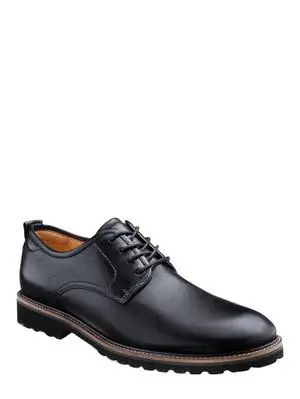 Samuel Hubbard Featherlight Founder Oxford - Black Tumbled Leather