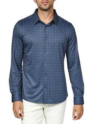 7 Diamonds Liam Button-up Shirt - Indigo