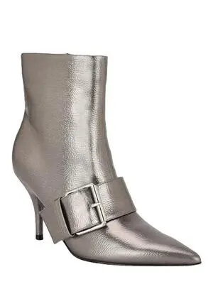 Nine West Colin Pointed Toe Bootie - Pewter