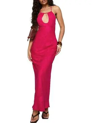 PRINCESS POLLY Magnetic Halter Gown