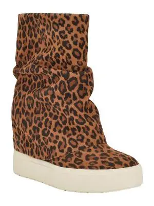 Guess Hidden Wedge Bootie - Brown