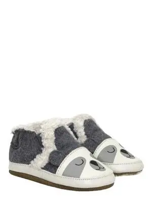 ROBEEZ® Wool Crib Shoe - Charcoal