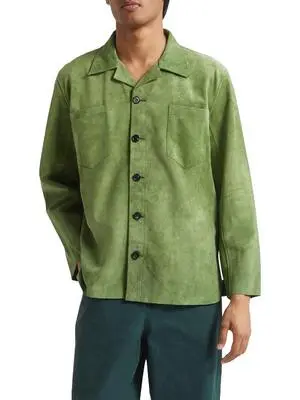 BODE Suede Overshirt - Green