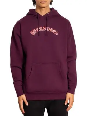 PLEASURES Mirror Graphic Hoodie - Eggplant