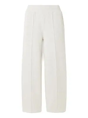 Varley Wide-leg Doublesoft™ Jersey Pants - Ivory