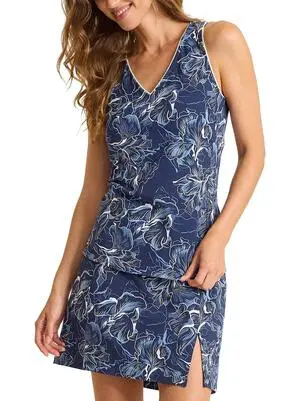 Tommy Bahama Aubrey Sapphire Sea Performance Tank - Coastline