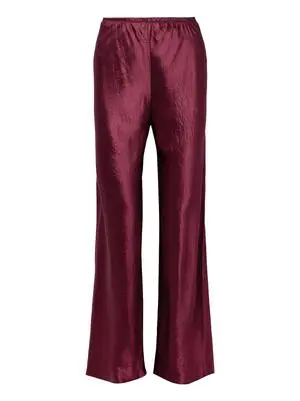 MARIA MCMANUS Crinkled-Satin Pants