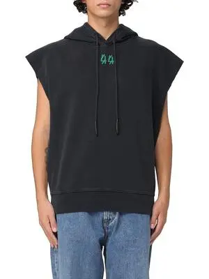 44 LABEL GROUP Sleeveless Sweatshirt - Black