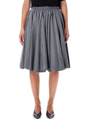 Ami A-line Skirt - Grey