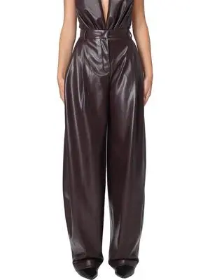Andamane Wide Leg Trousers - Wine