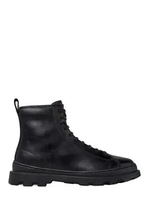 Camper Lace-up Ankle Boot - Black