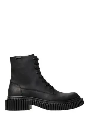 Camper Lace-up Boots - Black