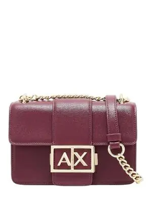 Armani Exchange Crossbody Bag Burgundy