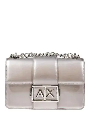 Armani Exchange Crossbody Bag Silver