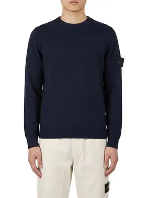 Stone Island Stone Island Crew Neck Sweater Navy