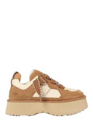 UGG Ugg Astromel Suede And Recycled Fabric Low Top Sneakers Hazel