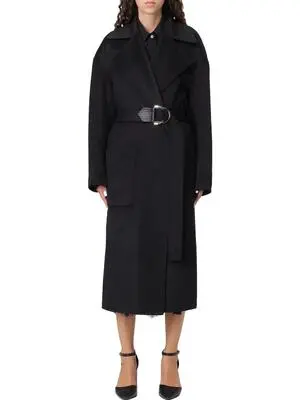 Liu Jo Belted Coat - Black