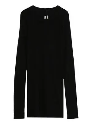 Rick Owens Ribbed Long-sleeve T-shirt - Black