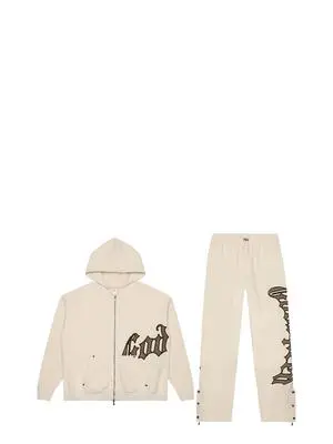 GODSPEED Og Logo Sweatsuit V2 - Cream