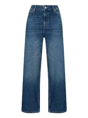 Whistles Straight Ankle-length Denim Jeans - Blue
