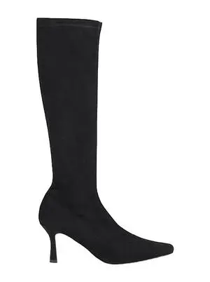 Whistles Hera Stretch-suede Knee-high Boots - Black
