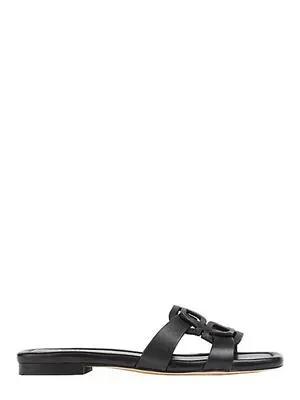 LK BENNETT Casper Leather Sandals - Bla-black