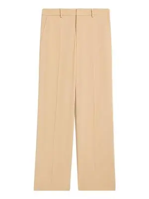 RALPH LAUREN Corrine Wool Gabardine Straight-Leg Pants