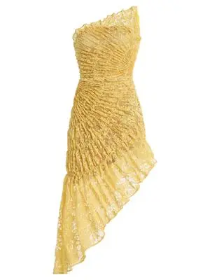 GEORGIA HARDINGE Utopia Lace Maxi Dress - Yellow