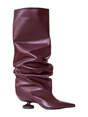 LUCASHEVA LUCASHEVA Matilda Leather Knee High Boots