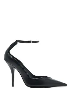 LUCASHEVA Barbara Leather Pumps - Black