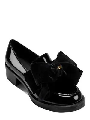 Karl Lagerfeld Paris Camilia Bow Loafer - Black