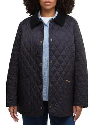 Barbour Annandale Quilted Barn Jacket Navy