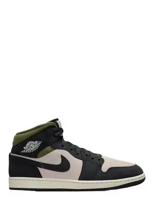 JORDAN 1 Mid Se Off Noir Sneakers - Light Orewood Brown/medium Olive/sail