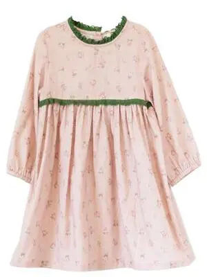 BEET WORLD Priya Lace Trimmed Dress - Vintage Pink