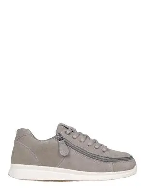 BILLY FOOTWEAR Comfort Zip Around Sneakers - Grey Suede