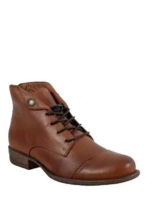 Miz Mooz Lennox Lace-up Bootie - Brandy