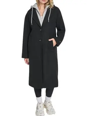 Champion Topcoat With Removable Hooded Bib - Black