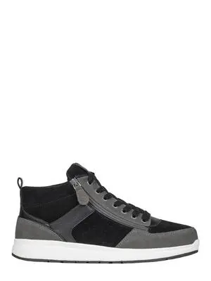 BILLY FOOTWEAR Comfort Double Zip High Top Sneakers - Black/charcoal/black