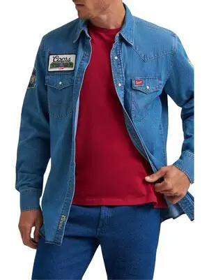 WRANGLER Coors Patch Denim Shirt