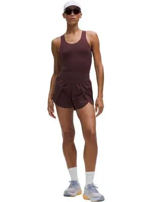 Lululemon Go Further Split-short Runsie - Goodnight Plum