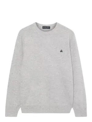 Brooks Brothers Lambswool Crew-neck Sweater - Grey
