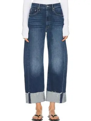 MOTHER The Half Pipe Ankle Cuff Fray Jeans - Perfectly Imperfect
