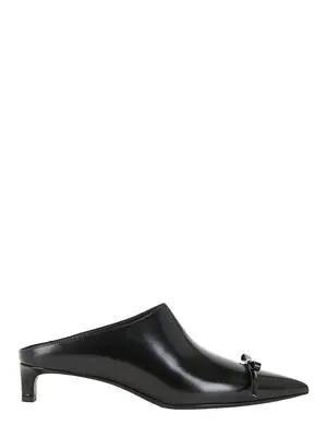 JIL SANDER Bow Mule - Black