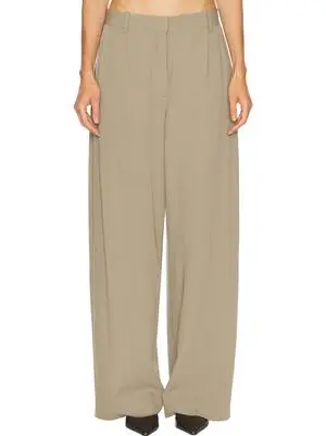 TOTÊME Wide Fluid Trouser - Taupe