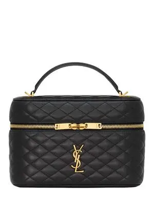 Saint Laurent Large Gabby Vanity Shoulder Bag - Black