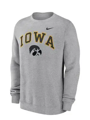 Nike Iowa Arch College Pullover Crew - Grey