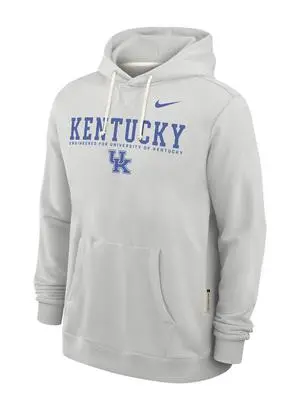 Nike Kentucky Sideline Dri-fit College Pullover Hoodie - Grey