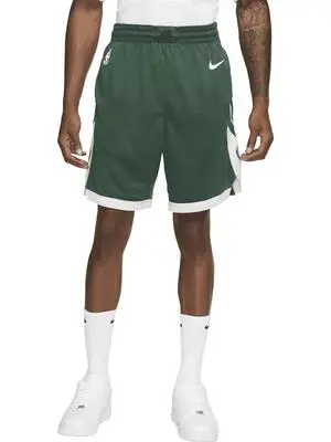 Nike Milwaukee Bucks Icon Edition Nba Swingman Shorts - Green